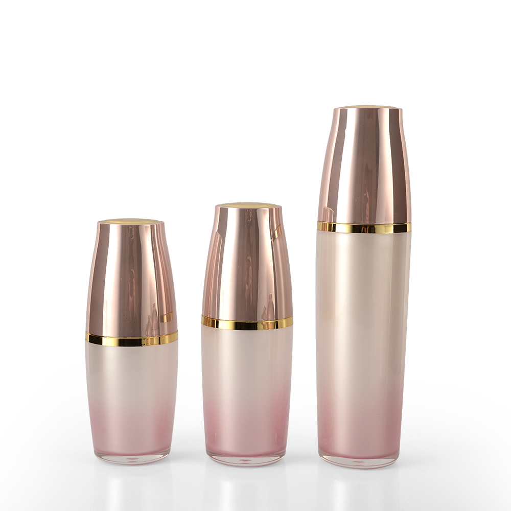 High purchase 15ml Pink PMMA plastic bottle W/ Lotion Pump - cosmopacks