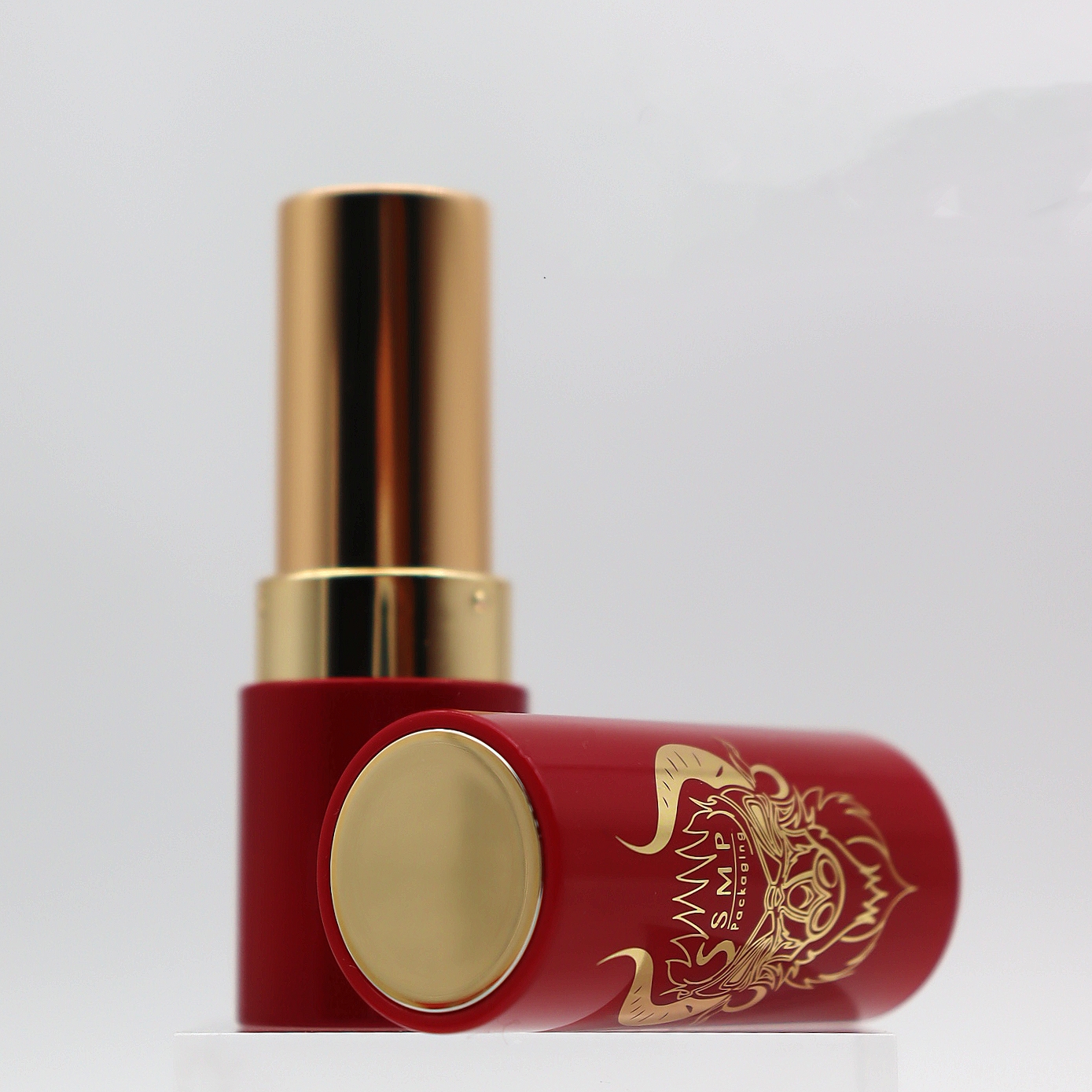 Empty Customized Color 3.5g Lipstick Tubes With Plate - cosmopacks