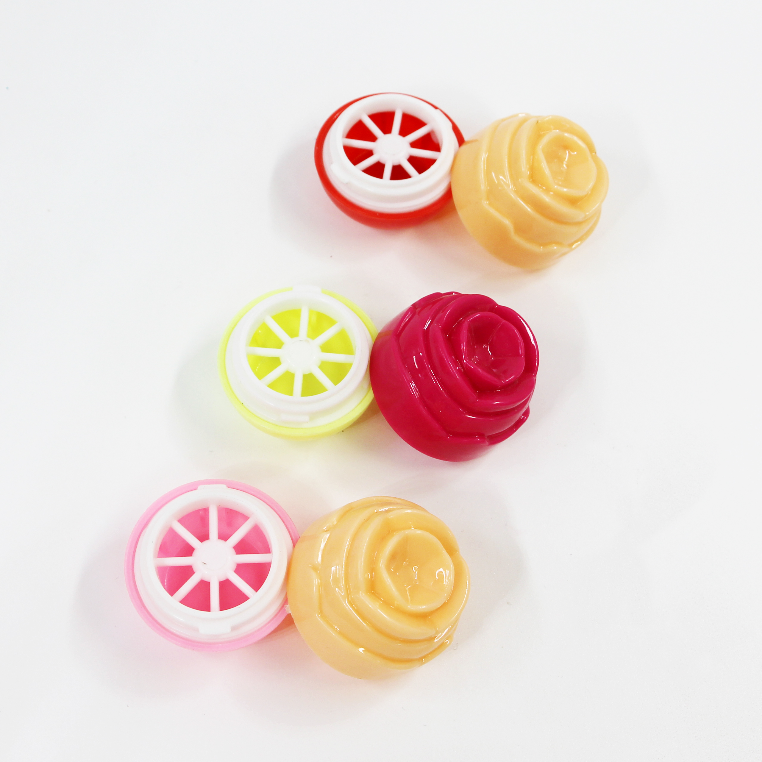 Cute Flower Shape Empty Lip Balm Lipstick Container - cosmopacks