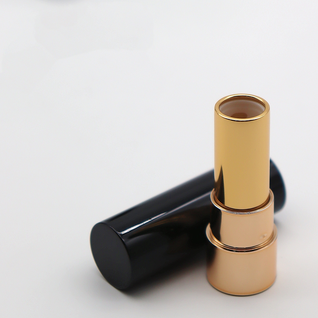 Luxury Lipstick Gold Empty Container Tube Packaging - cosmopacks