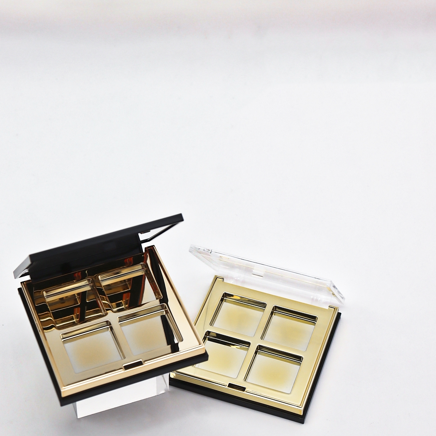 Empty Eyeshadow Square 6.2g 4 Pans with Mirror - cosmopacks