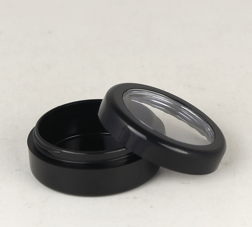 10g Makeup Black Plastic Powder Blush Packaging - cosmopacks